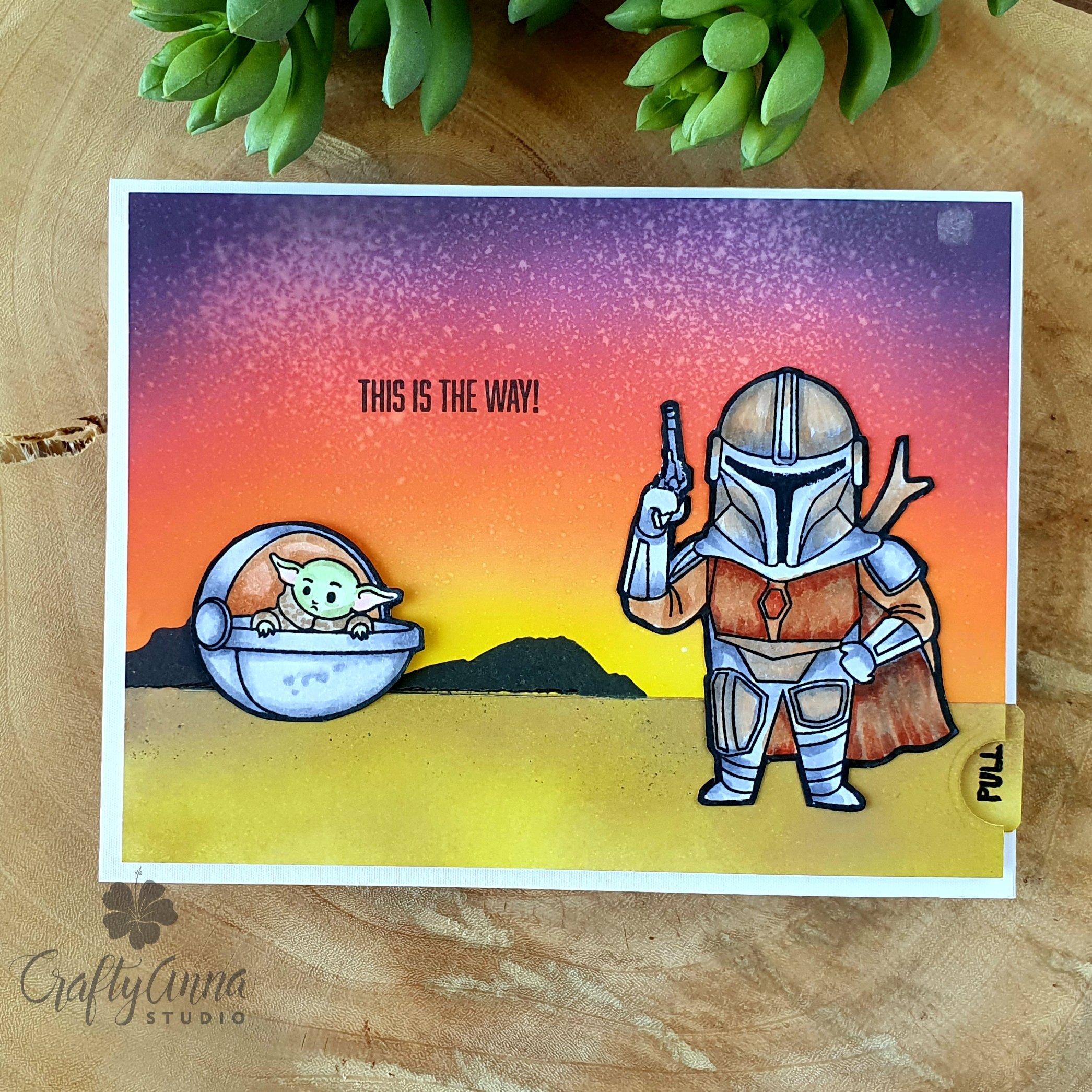 This is the Way! A Hidden Message Slider Card – Craftyanna Studio