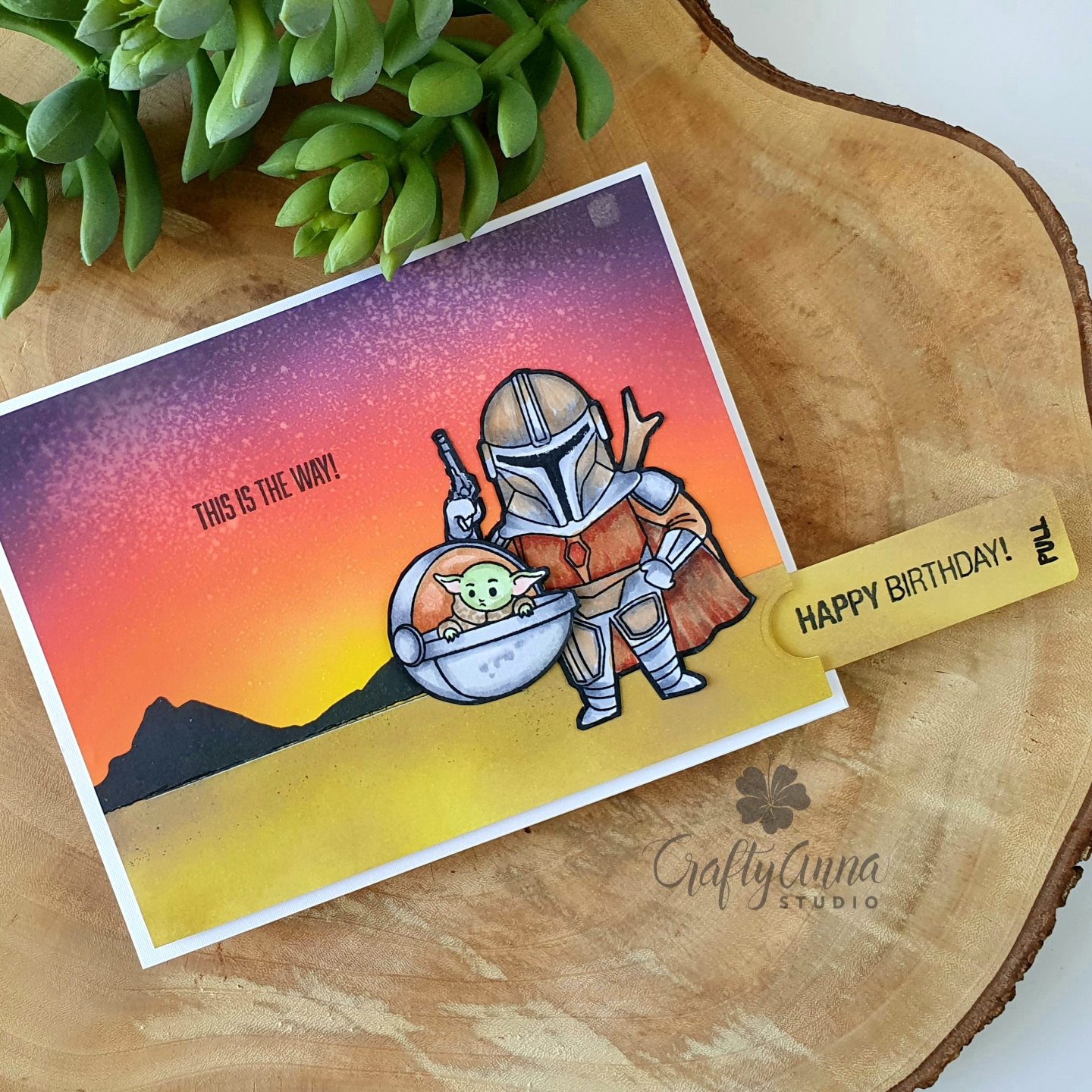 This is the Way! A Hidden Message Slider Card – Craftyanna Studio