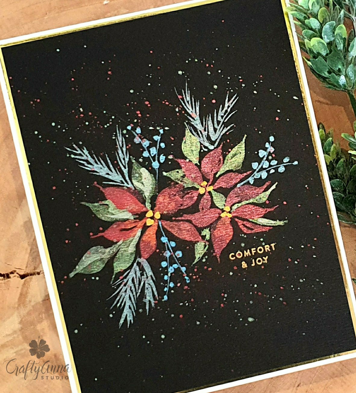 Watercolor Christmas Cards! Online Card Classes Simply Watercolor ...