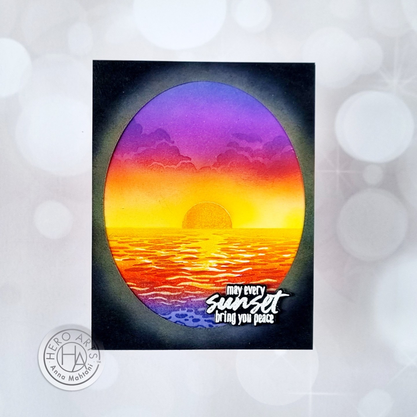 Stunning Ink-blended Sunset Scene: Hero Arts My Monthly Hero June 2023 ...